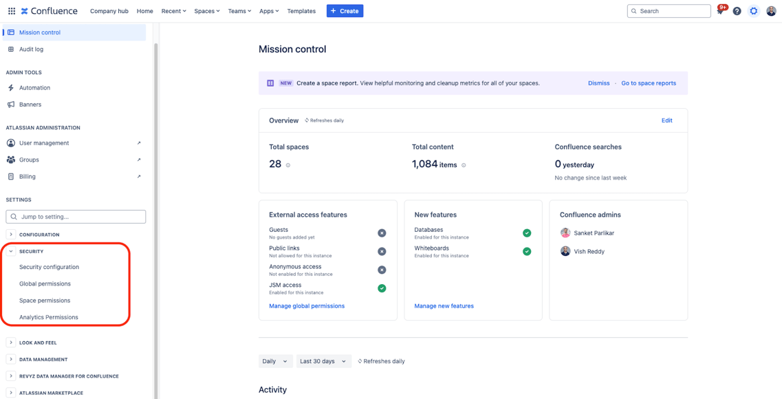 How to restore a deleted page in Confluence